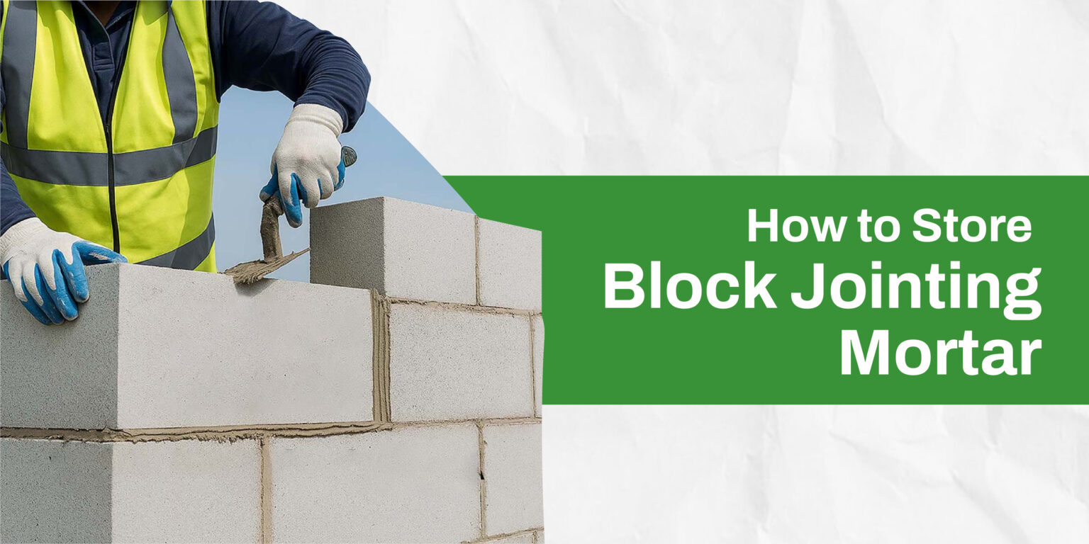 How to Store Block Jointing Mortar: 5 Expert Steps to Follow